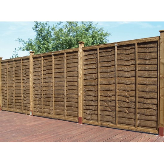 Lap fence panels store